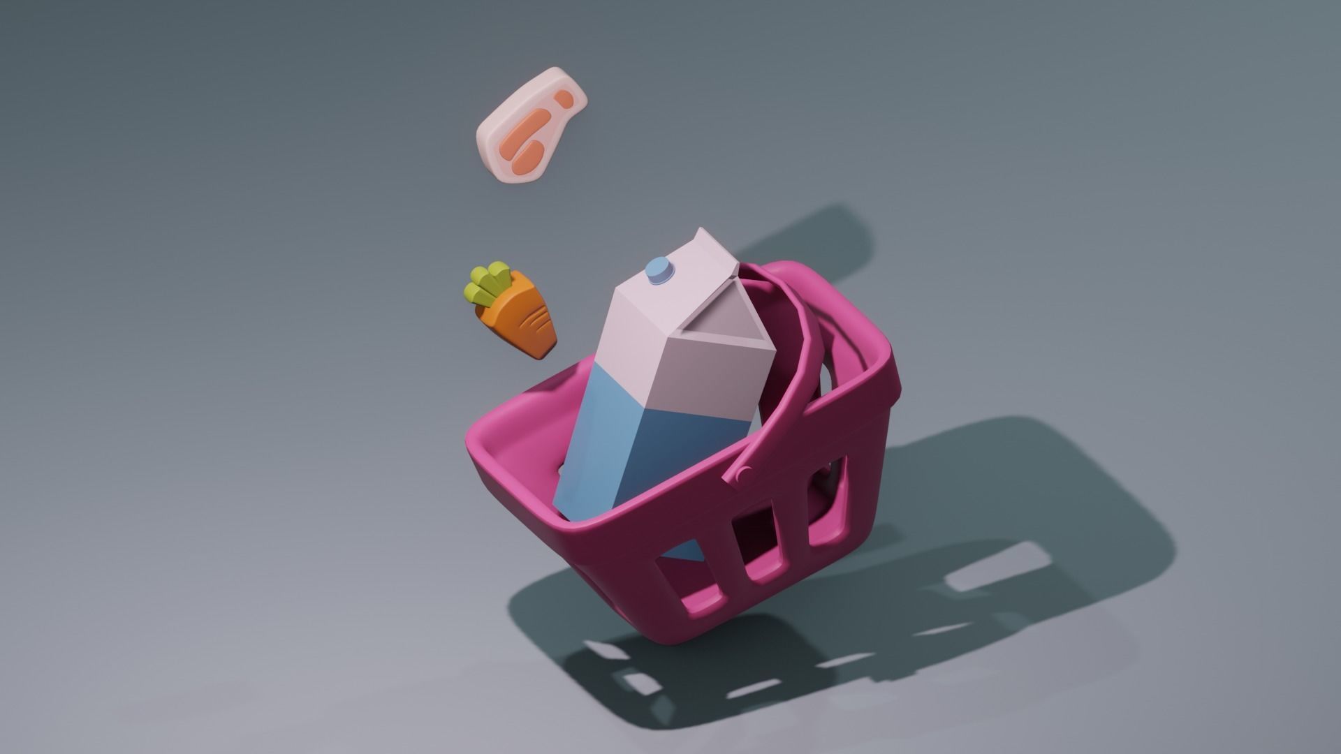 3D model Grocery items VR / AR / low-poly | CGTrader