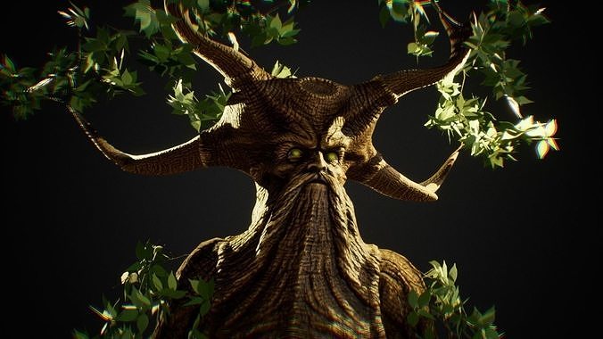 3D model Ent Guardian VR / AR / low-poly | CGTrader