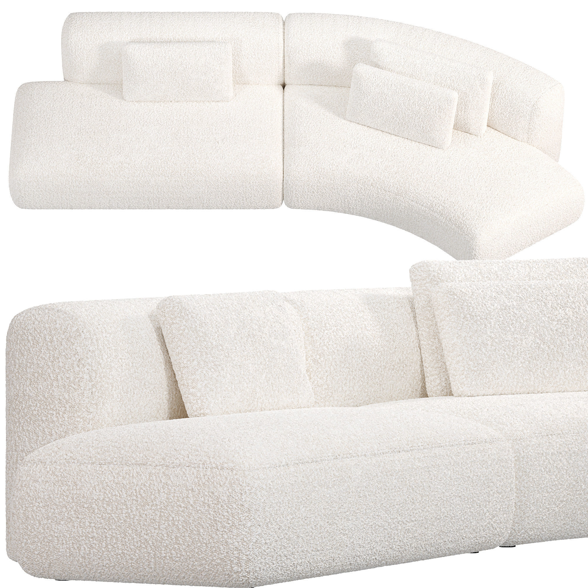 Cosy Curve Sofa by MDF ITALIA 2 3D model | CGTrader