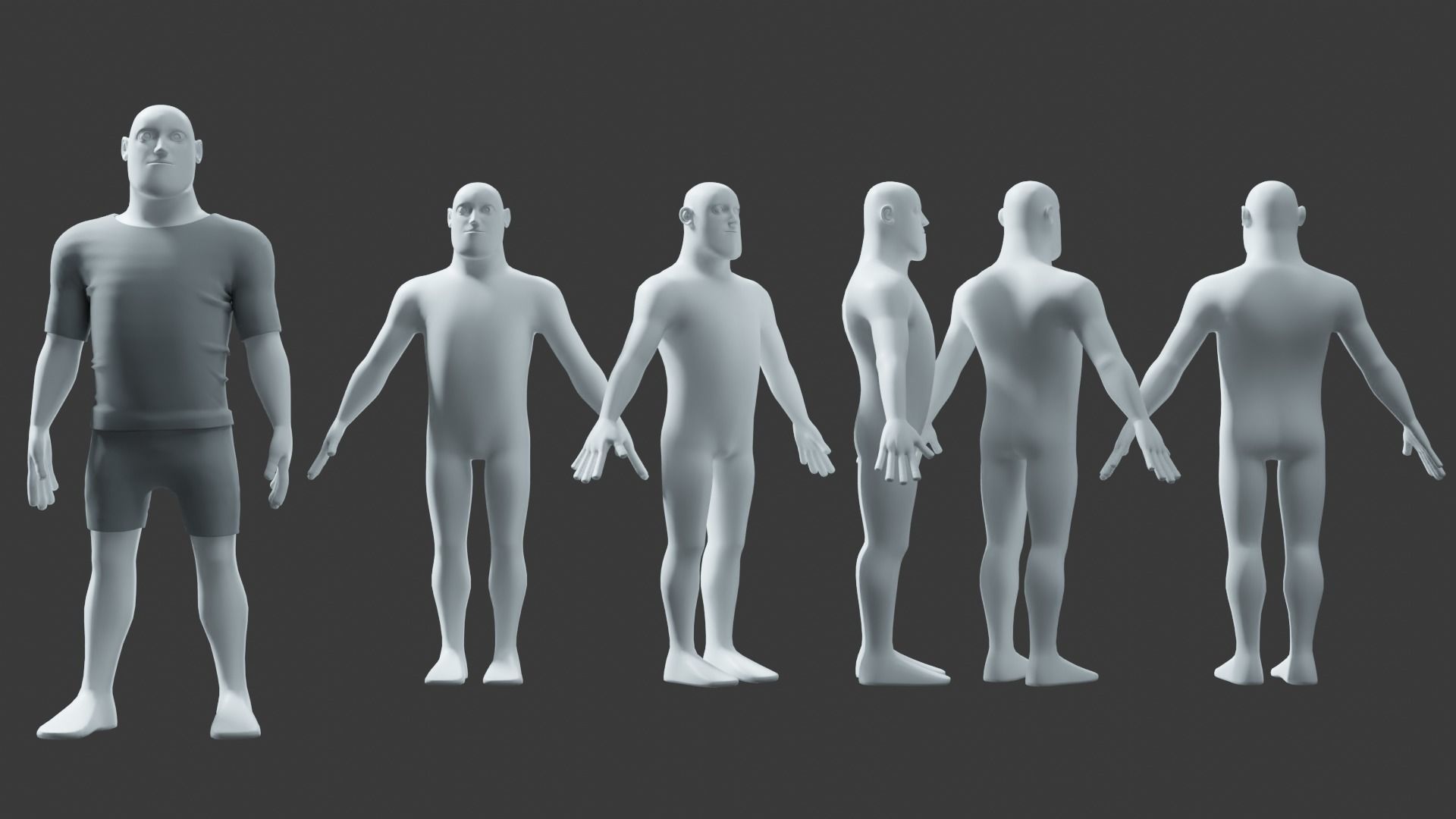 Stylized Man 3D model | CGTrader