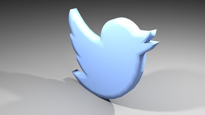 icon - Twitter 3D model | CGTrader