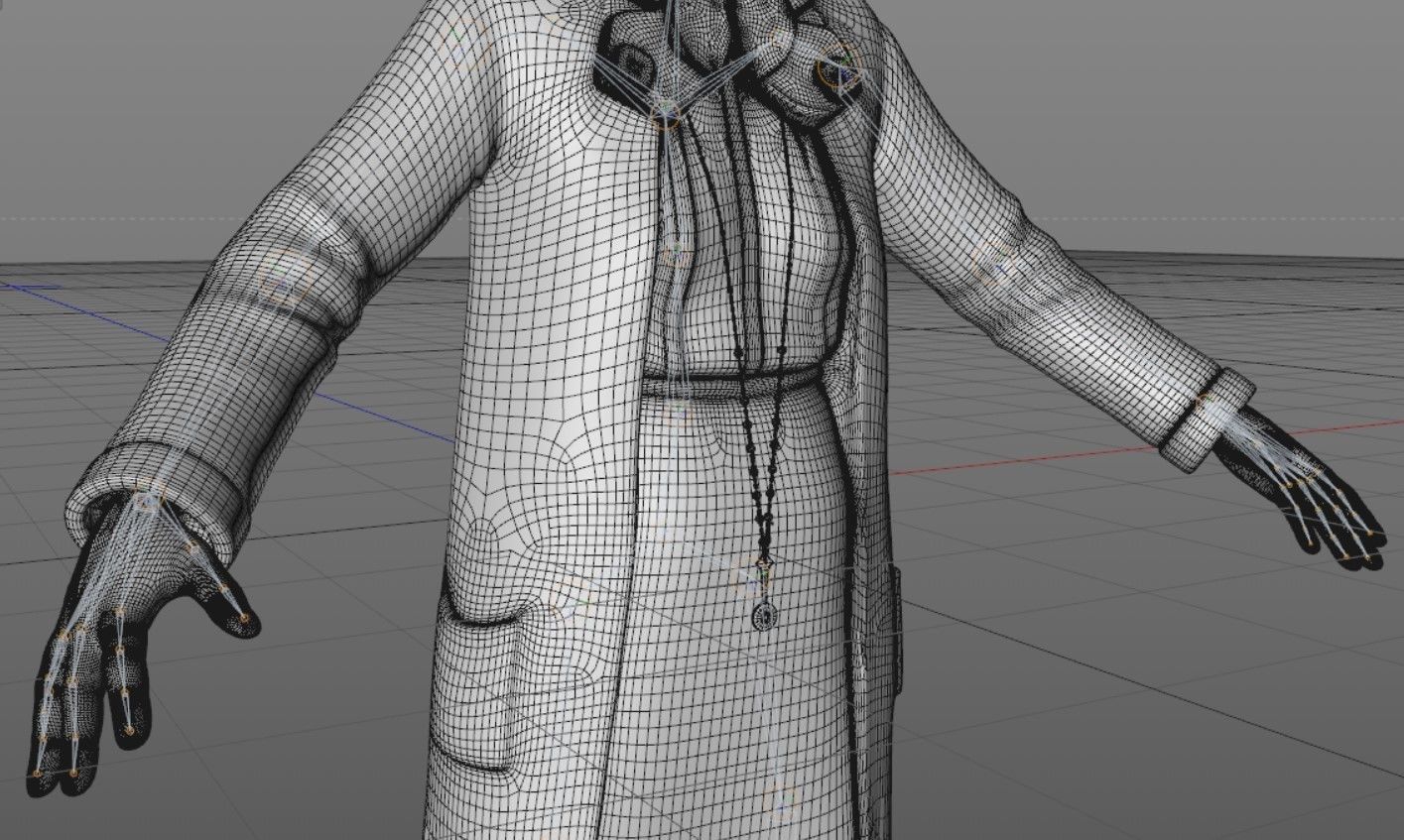Miss Marple 3D model rigged | CGTrader