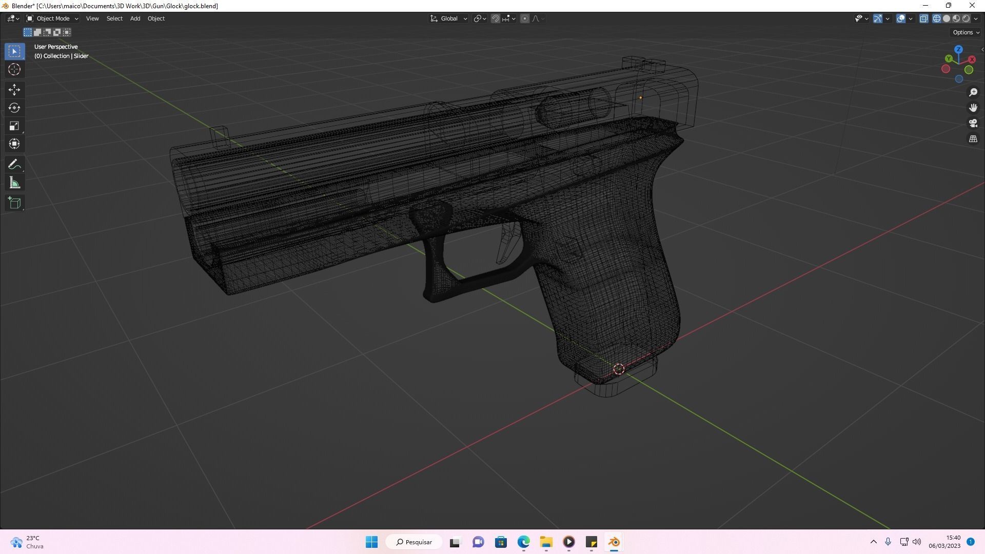 3D model Glock 18 3D Lowpoly Model Gun VR / AR / low-poly | CGTrader