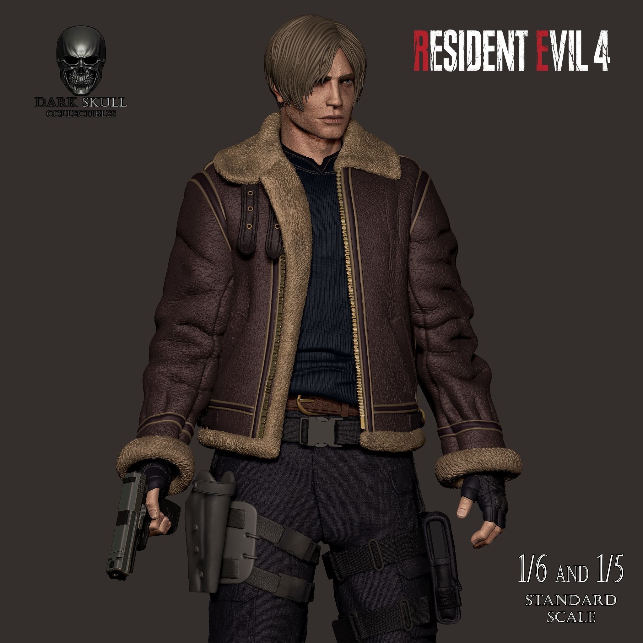 LEON S KENNEDY RE4 STL 3D model 3D printable | CGTrader