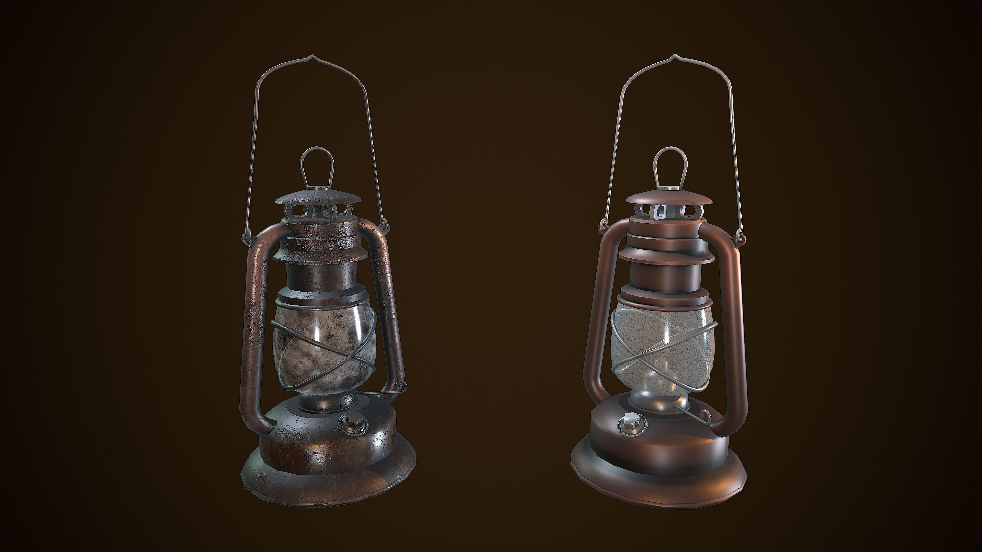 3D model OIL LAMP VINTAGE REALISTIC STYLIZED VR / AR / low-poly | CGTrader