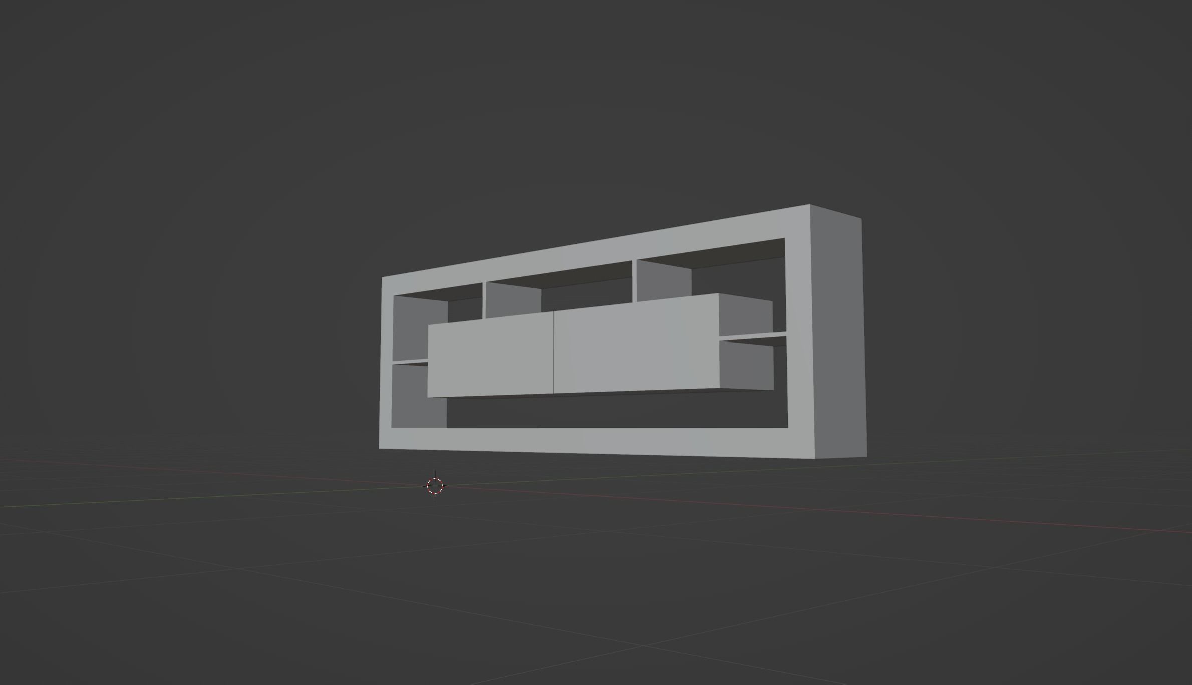 3D model Low Poly TV Stand - Low Poly VR / AR / low-poly | CGTrader