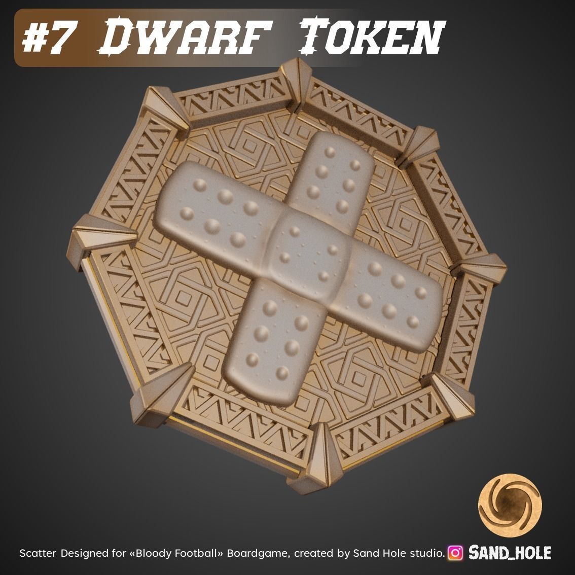 DWARF TOKENS - SH07T 3D model | CGTrader