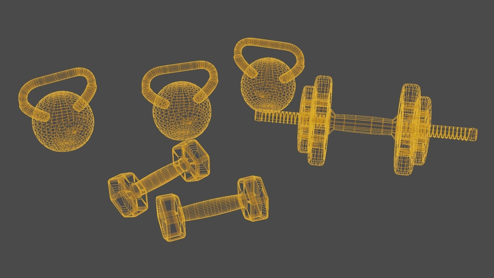 3D model Dumbbell 3D Model Collection VR / AR / low-poly | CGTrader