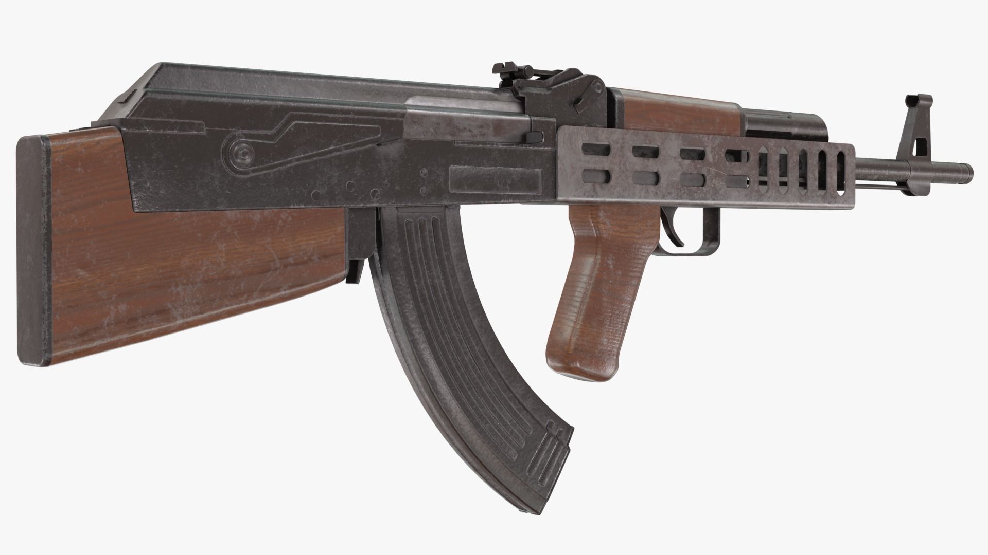 3D model AK-47 Bullpup VR / AR / low-poly | CGTrader