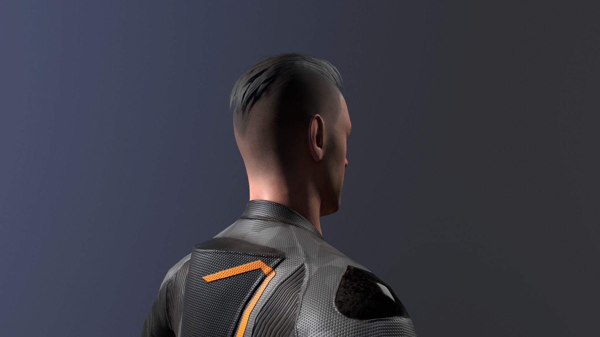 3D model motorcycle rider in racing suit VR / AR / low-poly | CGTrader