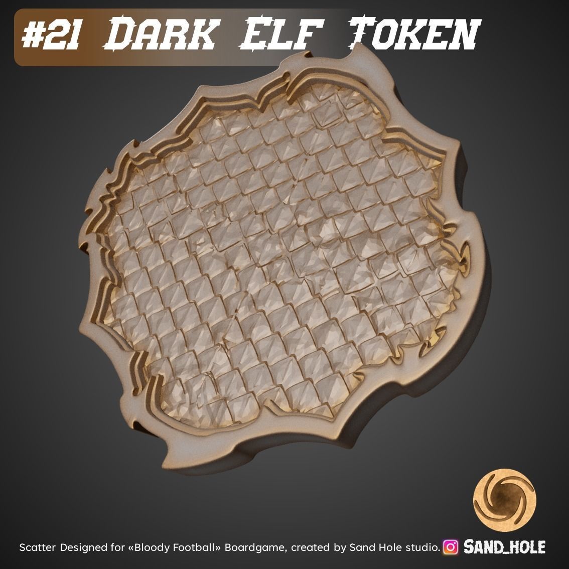 DARK ELF TOKENS - SH21T 3D model | CGTrader