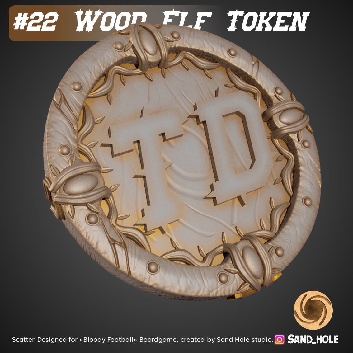 WOOD ELF TOKENS - SH22T 3D model | CGTrader