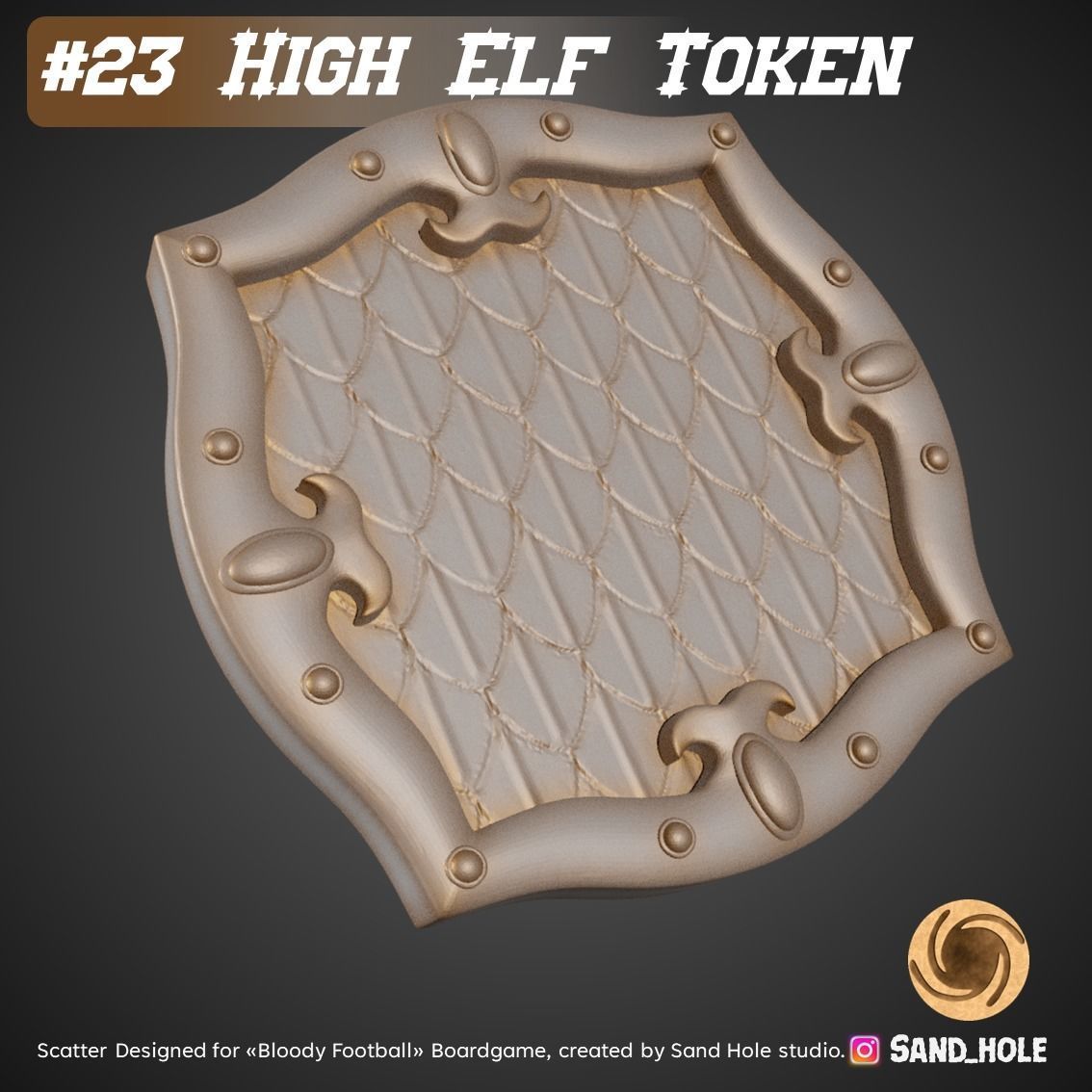 HIGH ELF TOKENS - SH23T 3D model | CGTrader