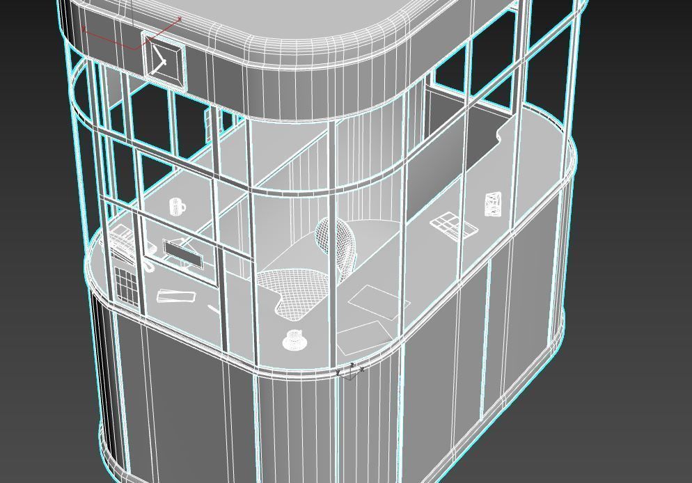 Ticket - Information Booth 3D model | CGTrader