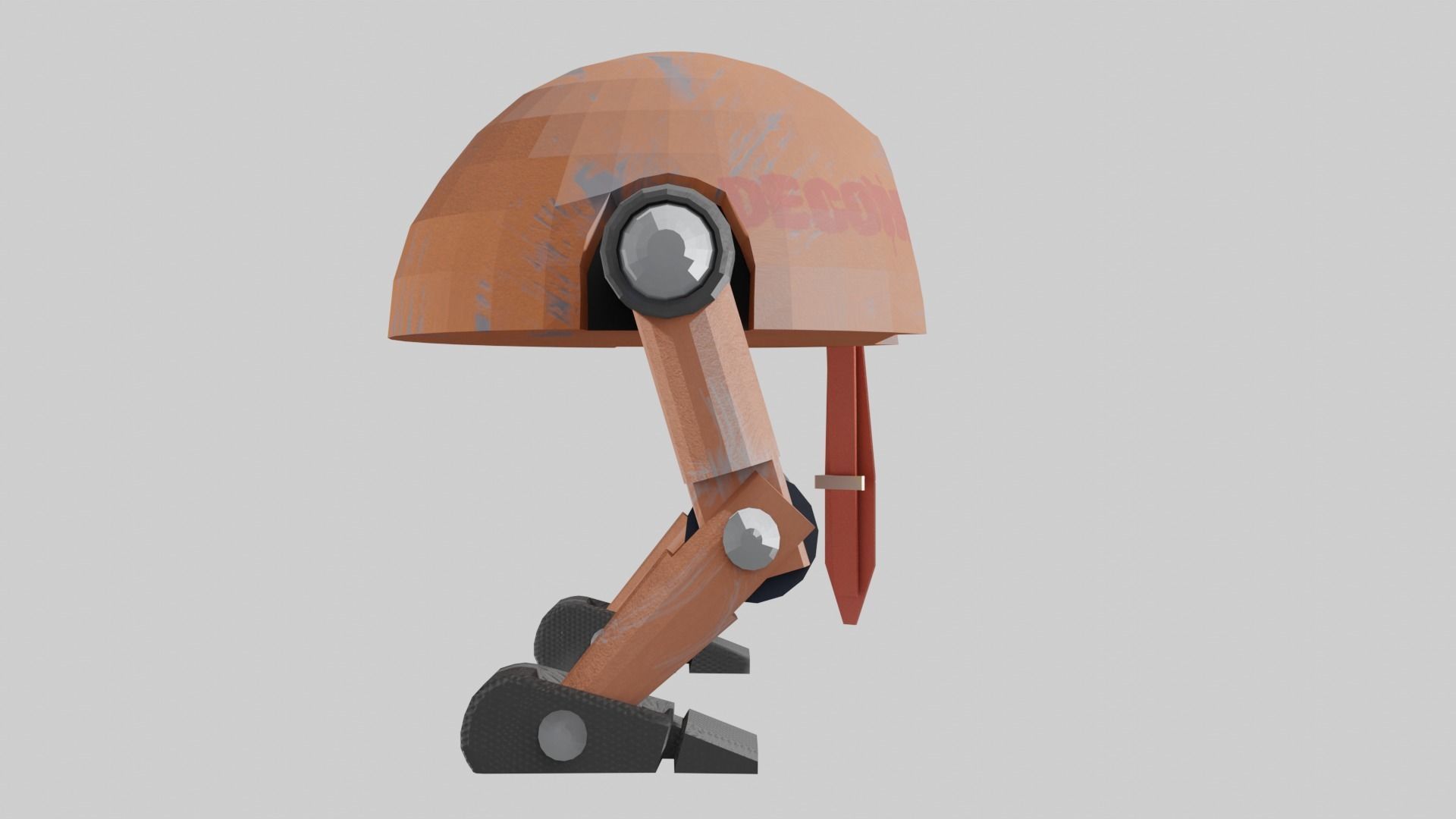 3D model Low-Poly Boss Bot VR / AR / low-poly | CGTrader