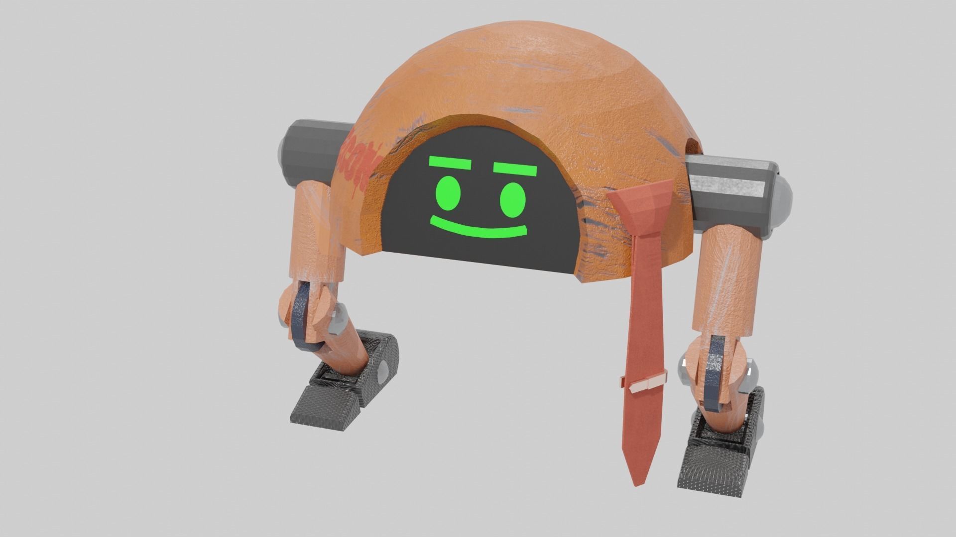 3D model Low-Poly Boss Bot VR / AR / low-poly | CGTrader