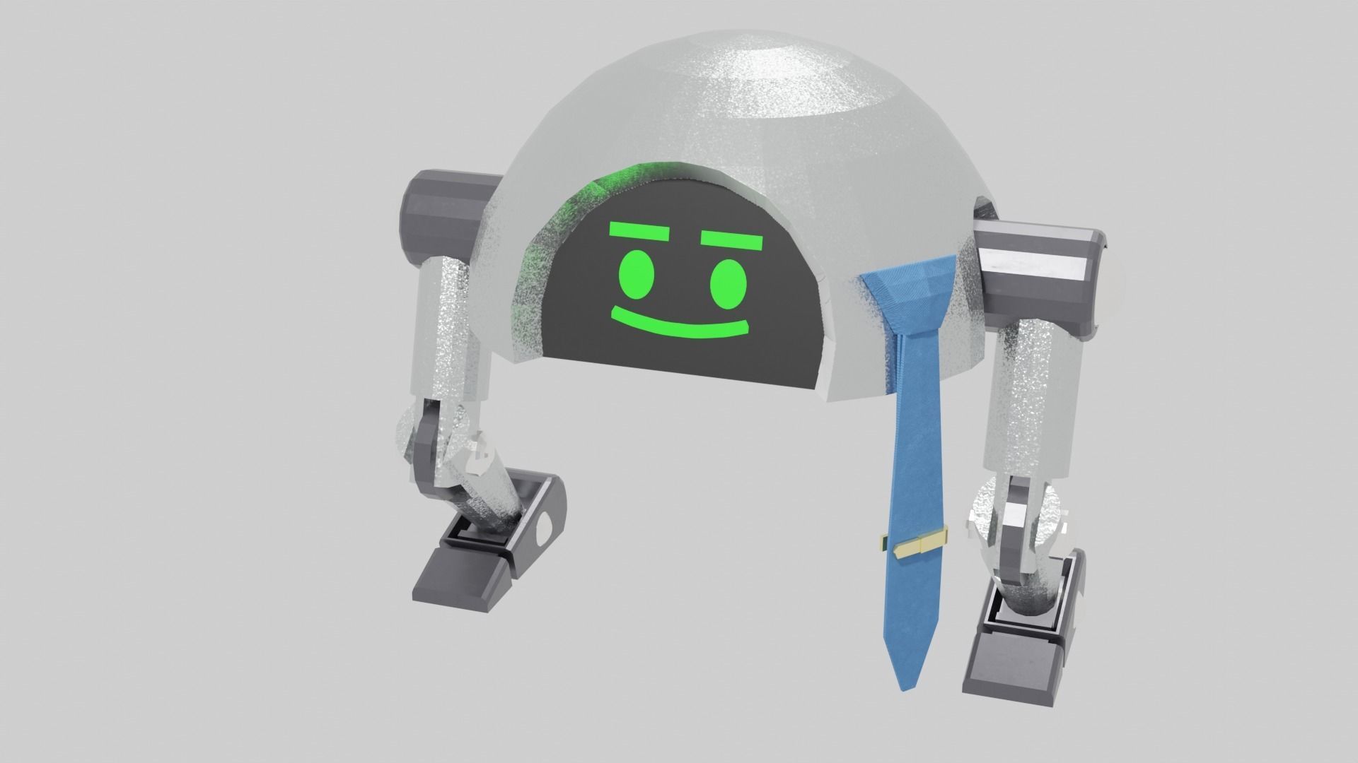 3D model Low-Poly Boss Bot VR / AR / low-poly | CGTrader