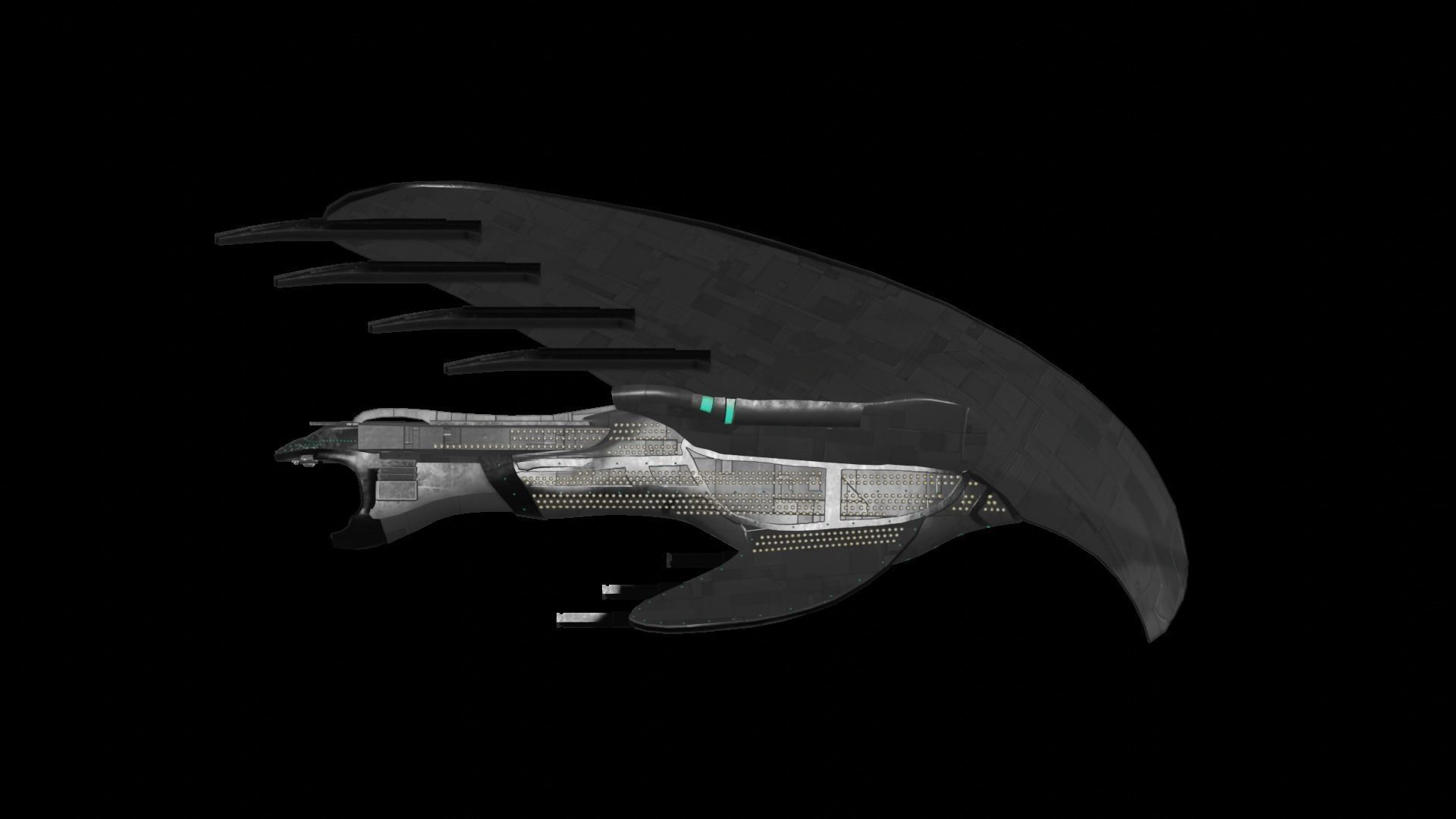 3D model Star Trek Praetor Flagship VR / AR / low-poly | CGTrader