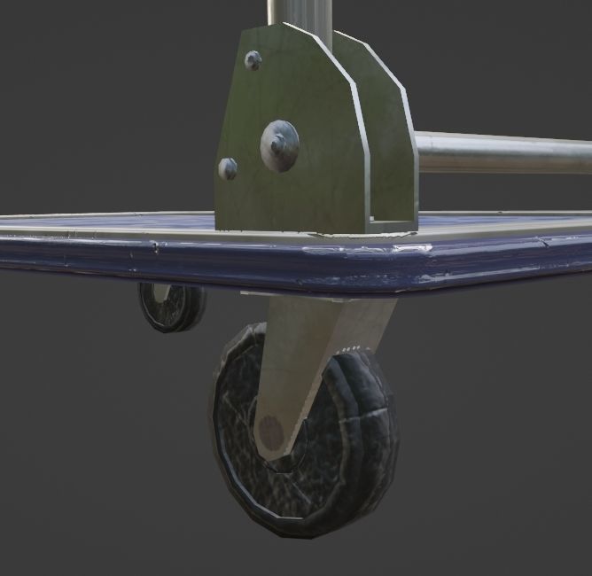 3D model Platform Truck Slightly Dirty VR / AR / low-poly | CGTrader