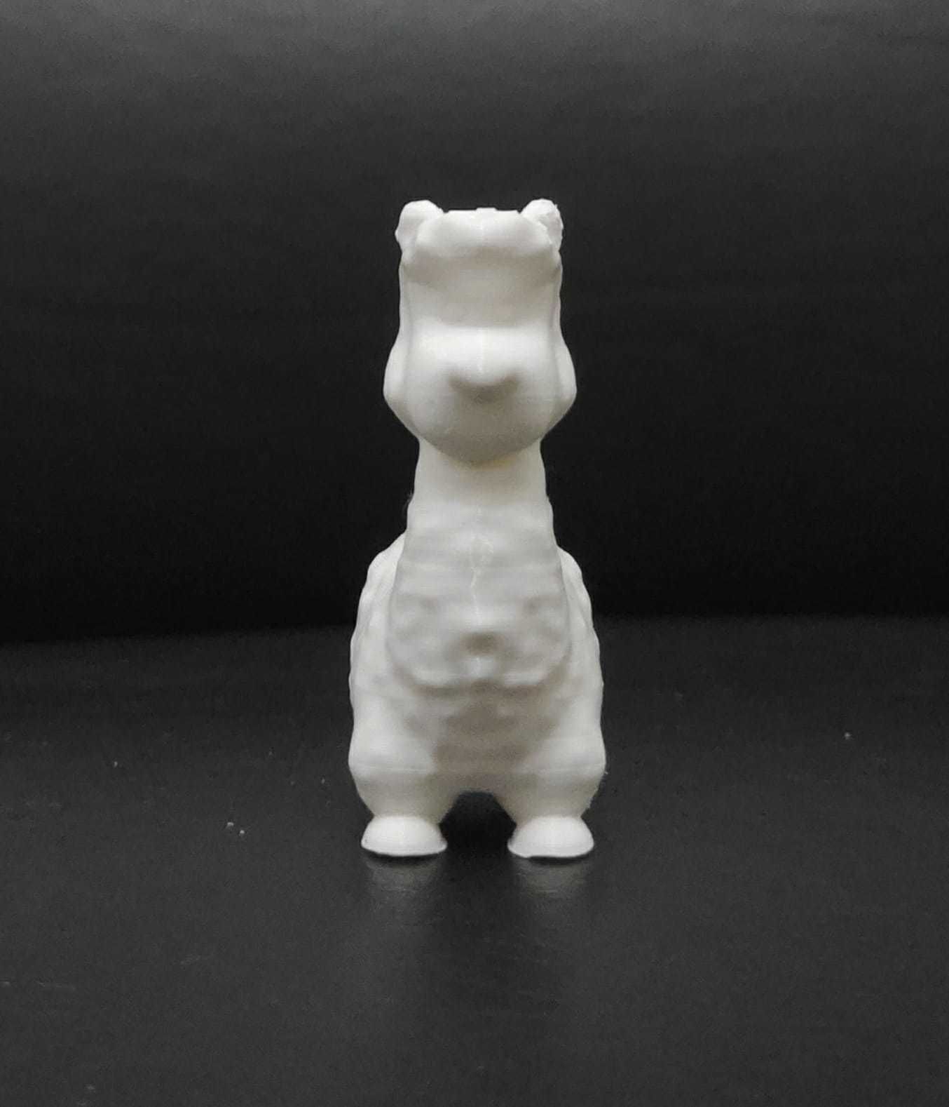 Cartoon Llama 3D model 3D printable | CGTrader