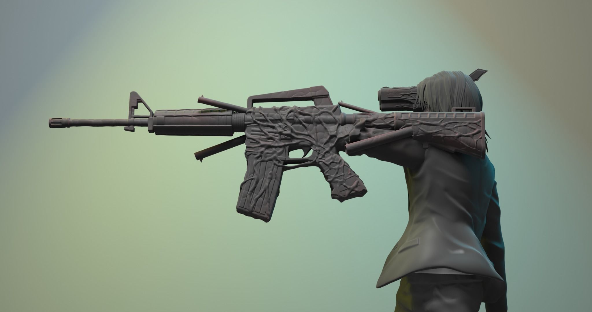 Gun Devil - Chainsaw man 3D model 3D printable | CGTrader