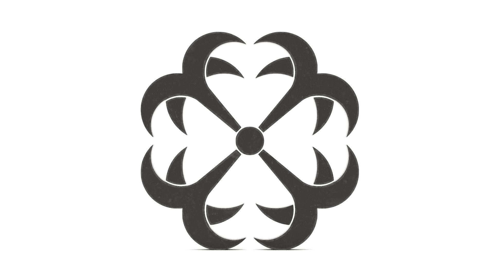 Traditional Japanese Emblems vol2 3D model | CGTrader