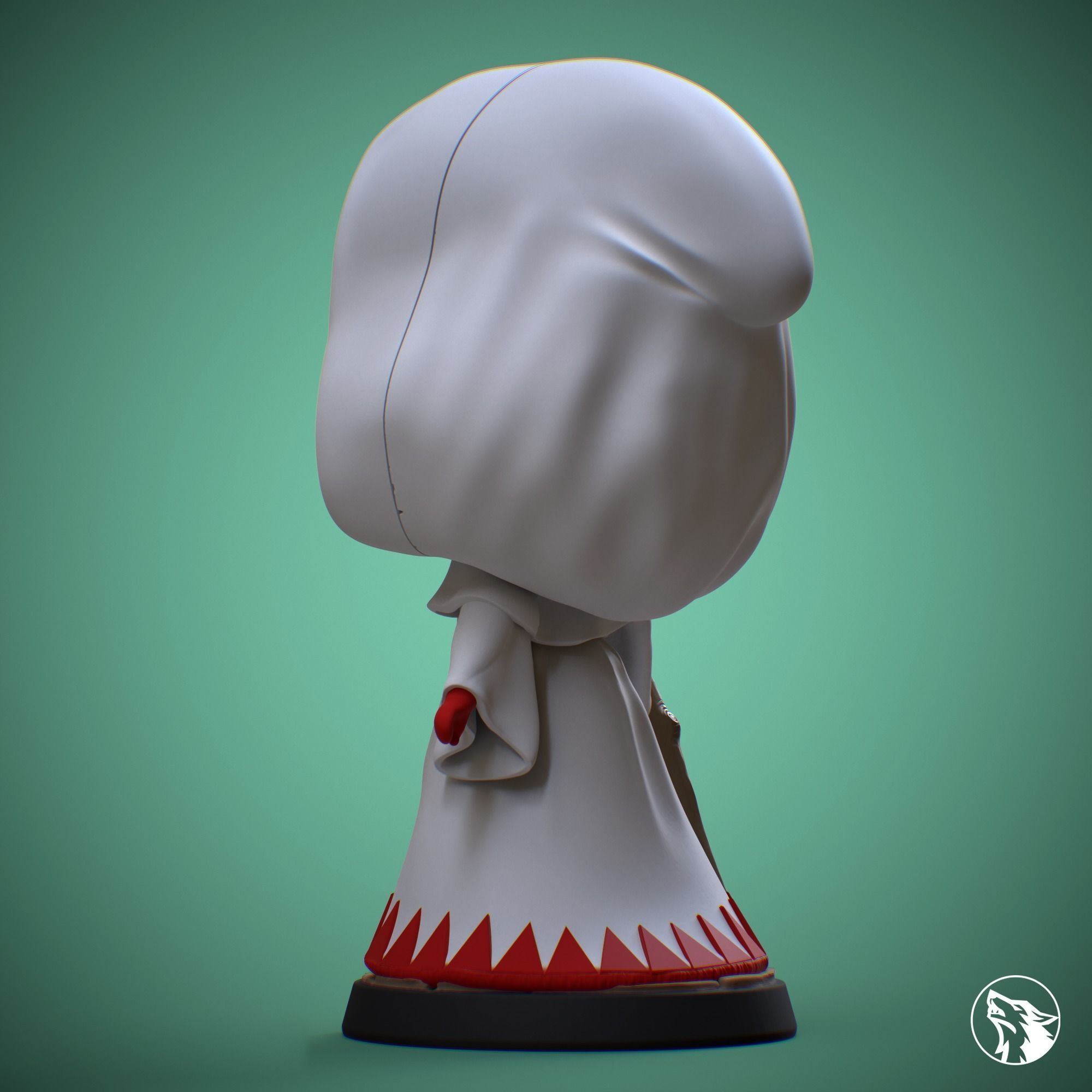 Chibi White Mage 3D model 3D printable | CGTrader