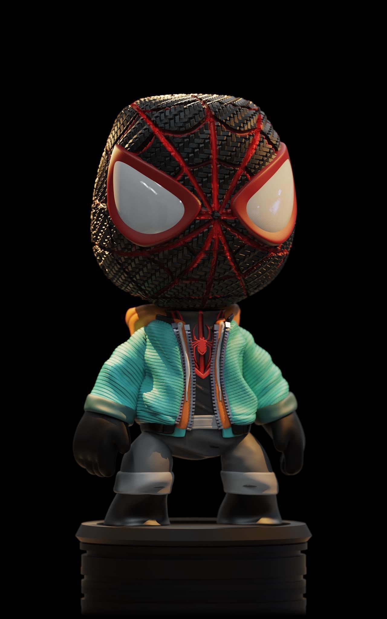 Miles Morales 3D model 3D printable | CGTrader