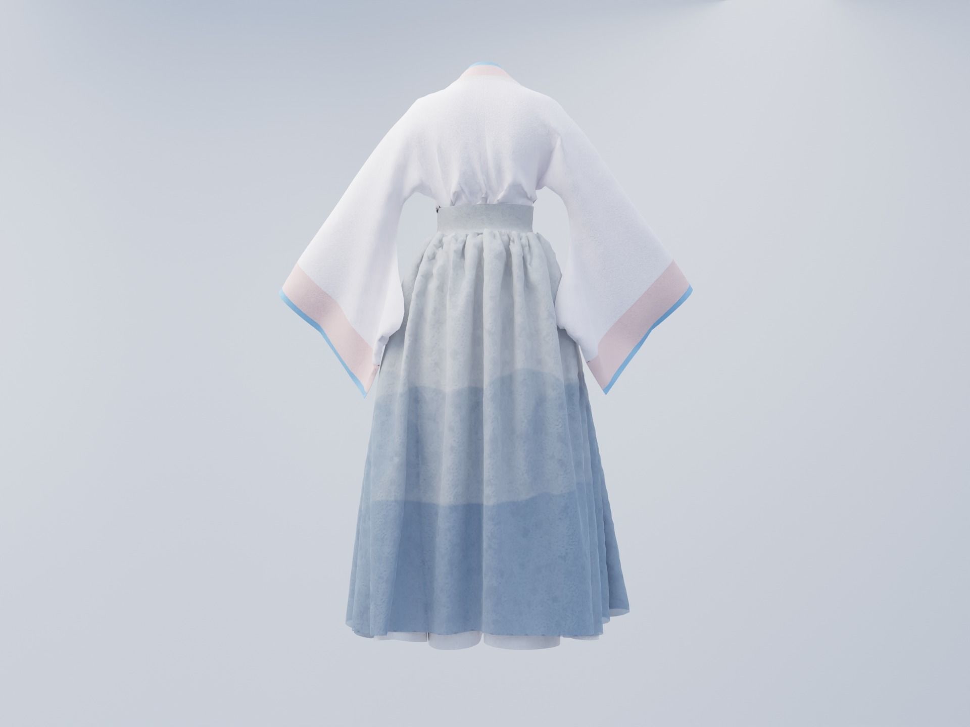 Hanfu Hanbok clothes 3D model 3D model | CGTrader