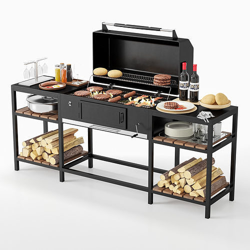 Barbecue 20 3D model | CGTrader