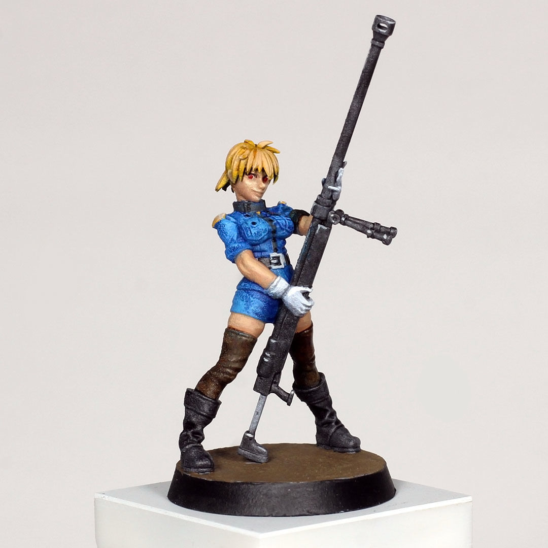 Seras Victoria Hellsing - 32mm Miniature 3D model 3D printable | CGTrader