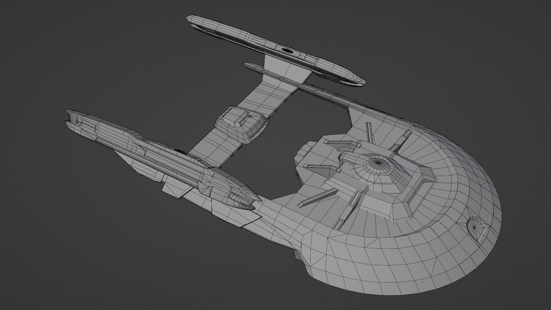 3D model Star Trek SS Eleos XII Starship VR / AR / low-poly | CGTrader