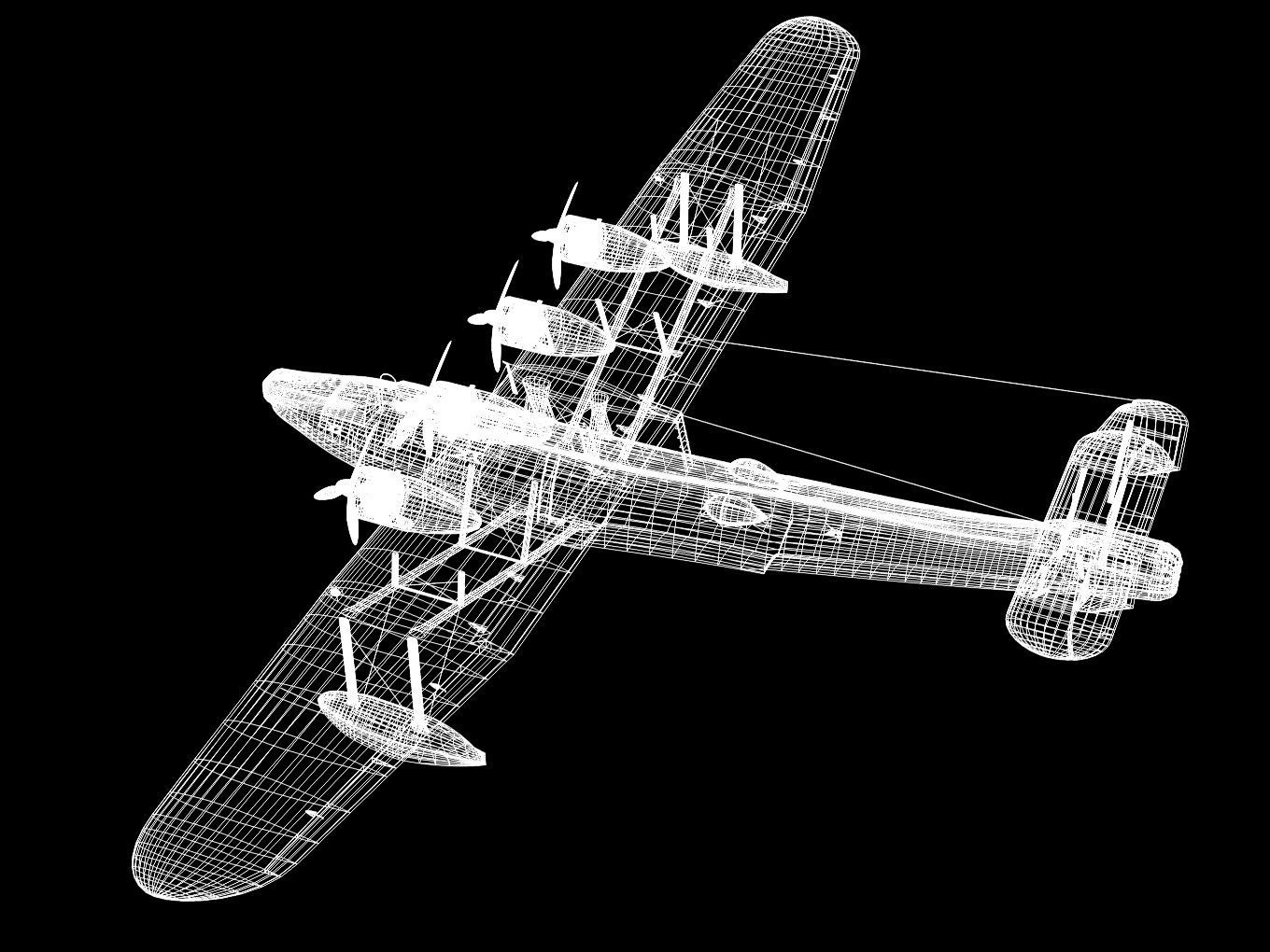 Kawanishi H6K5 Mavis Type23 3D model | CGTrader