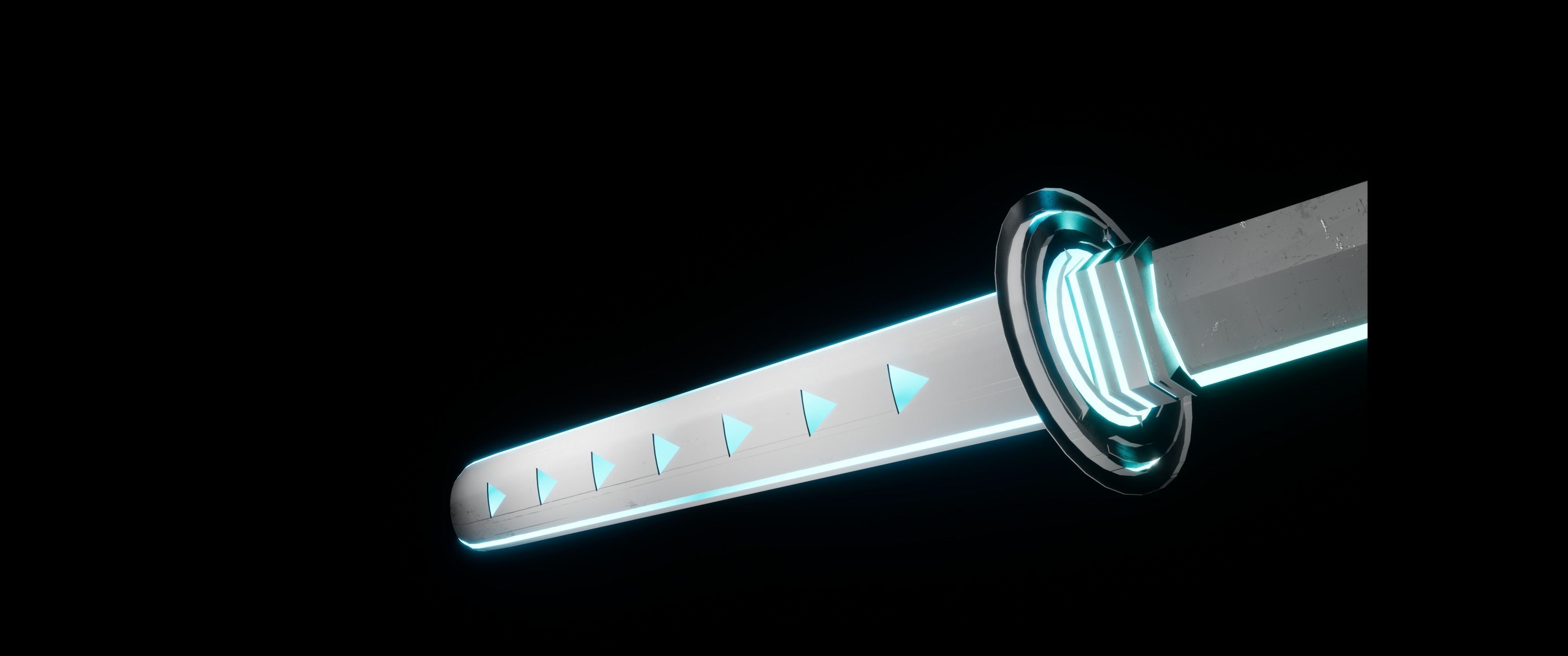 3D model Future Katana VR / AR / low-poly | CGTrader