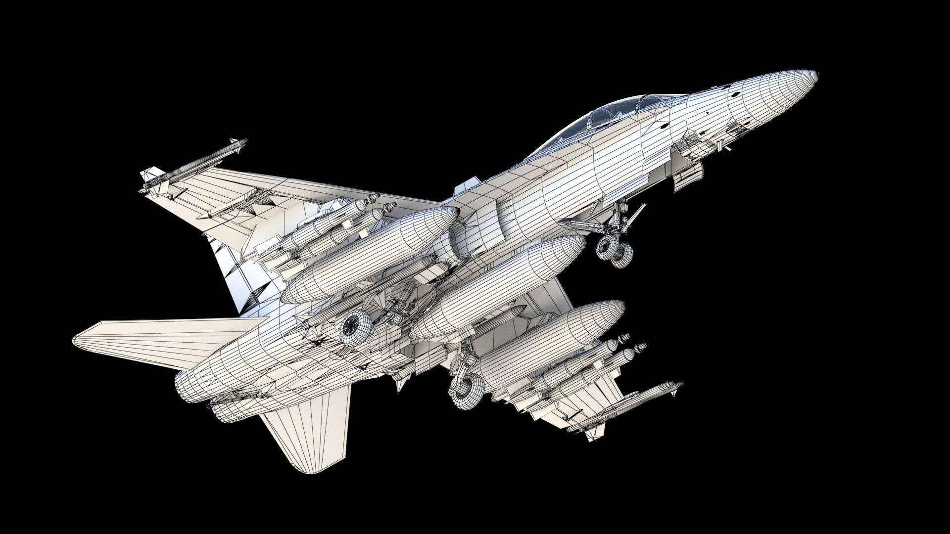 F-18 Hornet 3D model | CGTrader