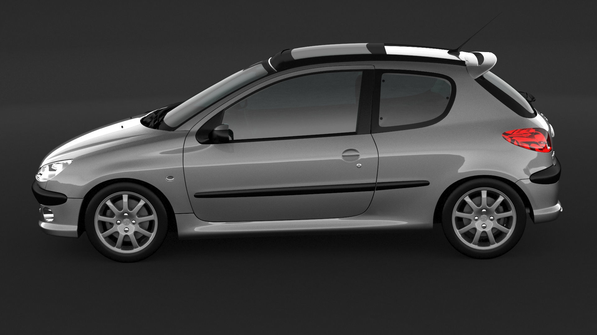 Peugeot 206 GTI 3D model | CGTrader