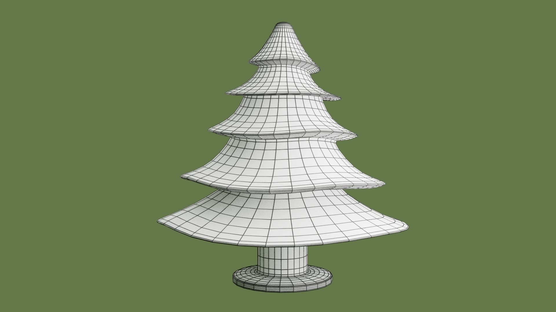 Evergreen Tree 3D model 3D printable | CGTrader