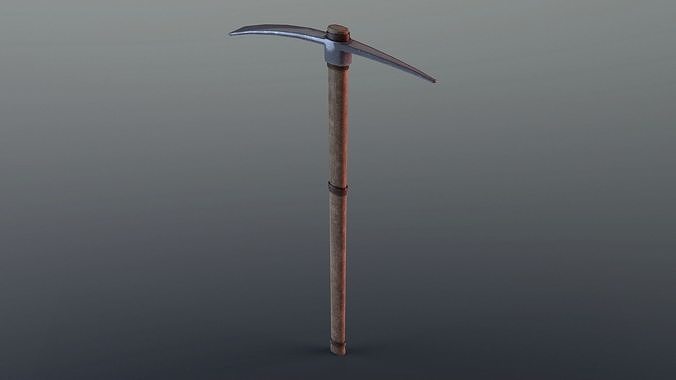 3D model Pickaxe - Iron VR / AR / low-poly | CGTrader