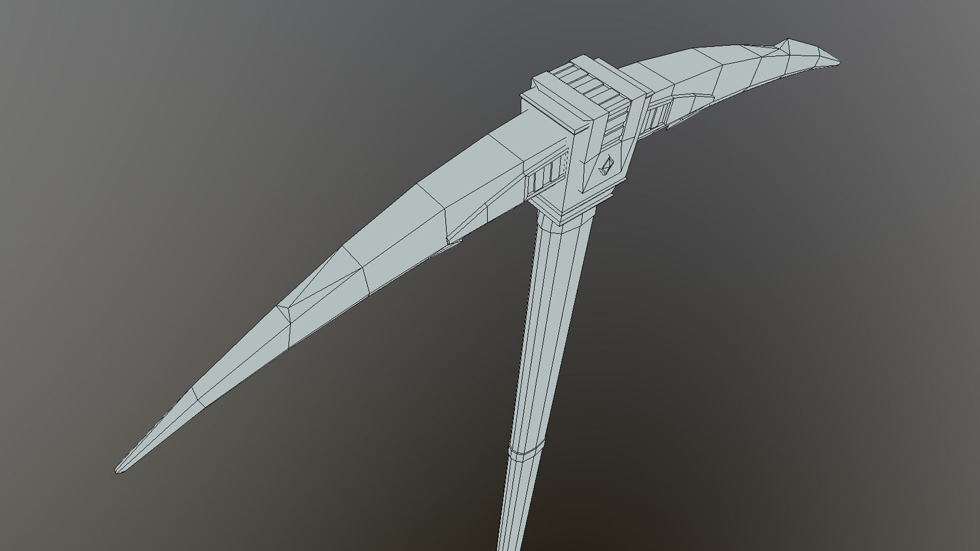 3D model Pickaxe - Mithril VR / AR / low-poly | CGTrader