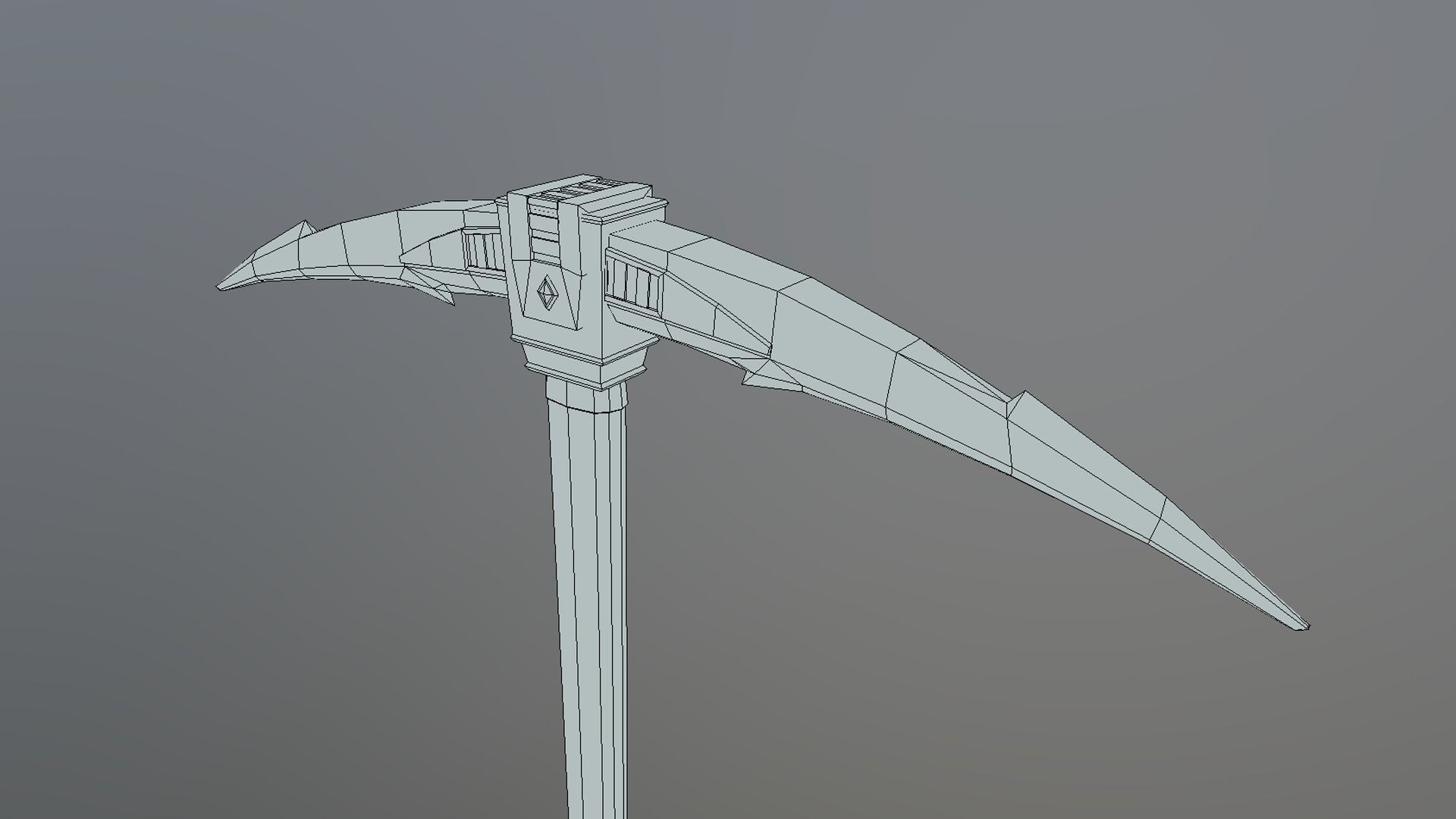 3D model Pickaxe - Mithril VR / AR / low-poly | CGTrader