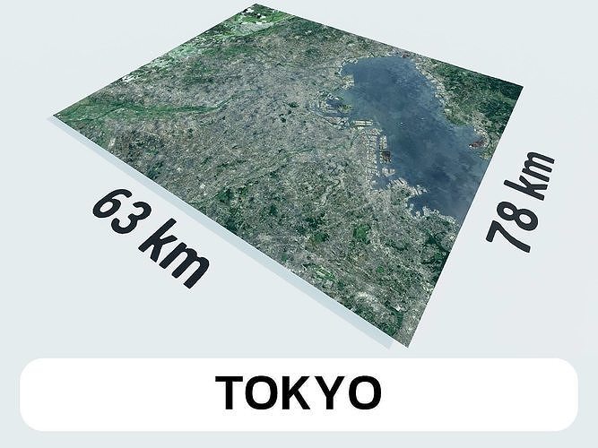 Tokyo Japan City Landscape 3D Model 3D model | CGTrader