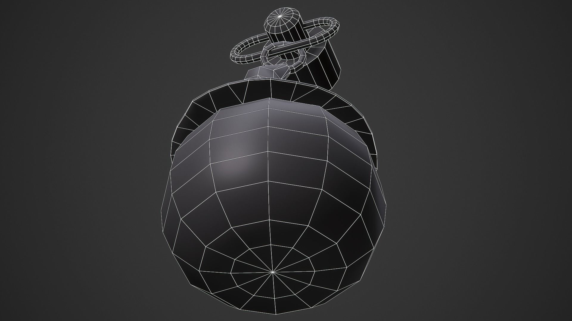 3D model Halloween Pumpkin Weapon Charm - Low Poly Game Ready VR / AR ...