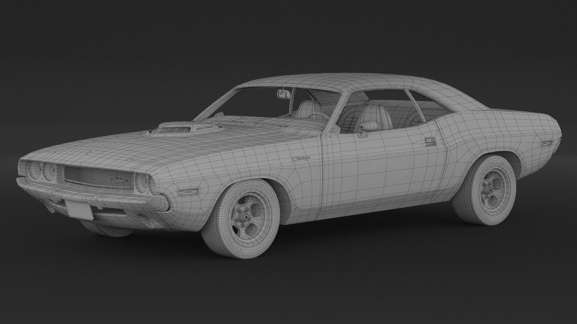 1970 Dodge Challenger Mopar 3D model | CGTrader