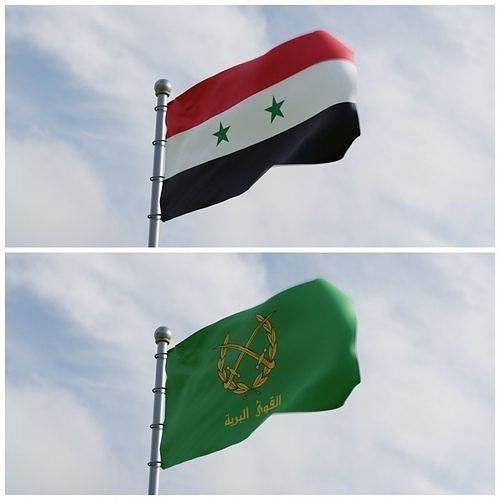 Animated Syria Flags 3D model animated | CGTrader