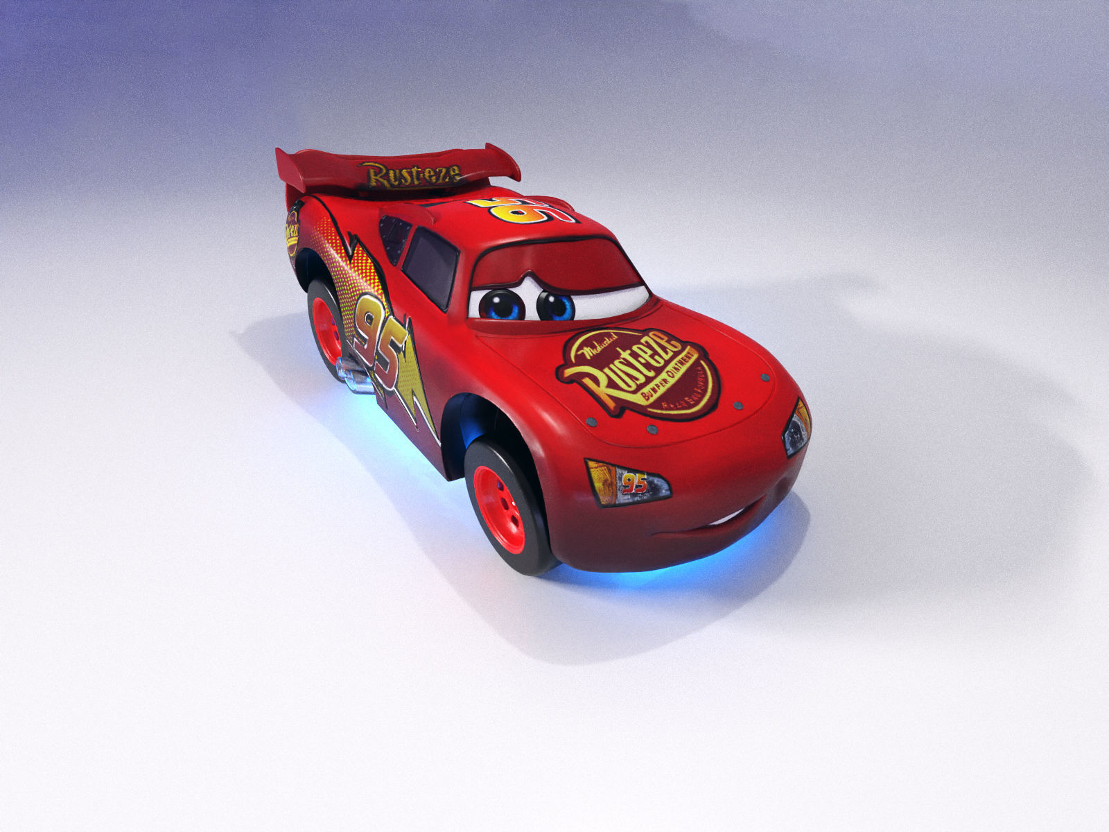 Disney Pixar Cars Diecast Lightning McQueen Vehicle 3d 3D model 3D ...