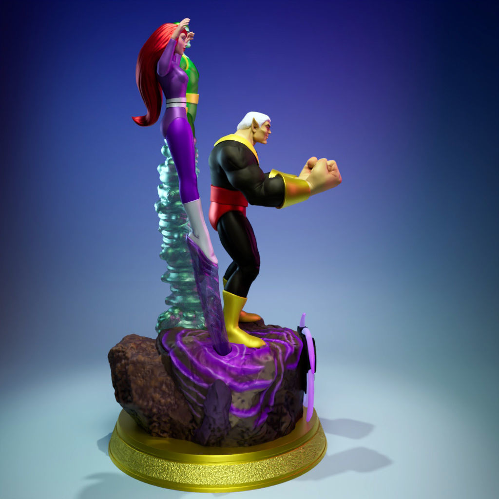 Galaxy Trio 3D model 3D printable | CGTrader