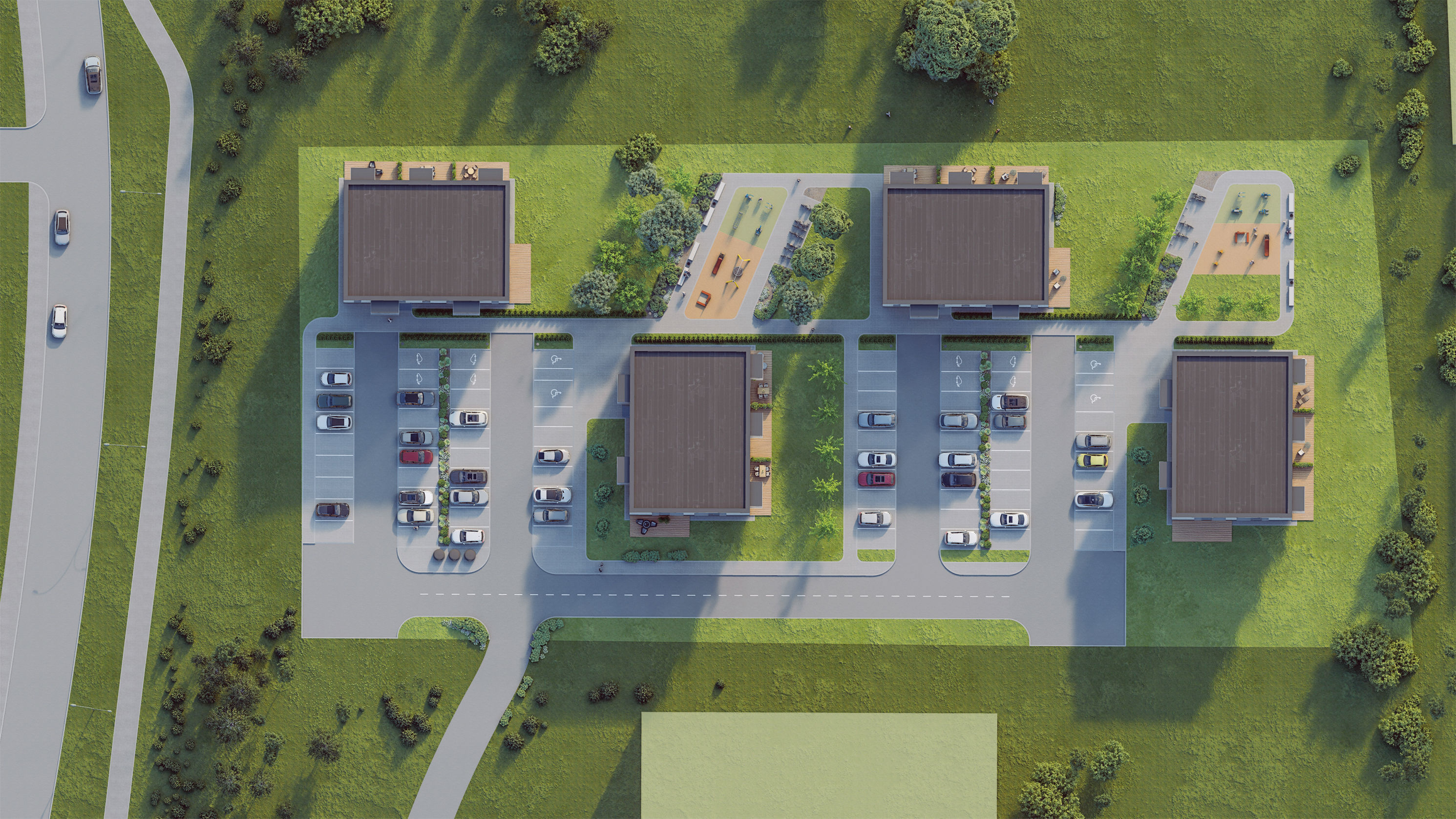 Apartment building lumion 12 scene plus archicad sketchup models 3D ...