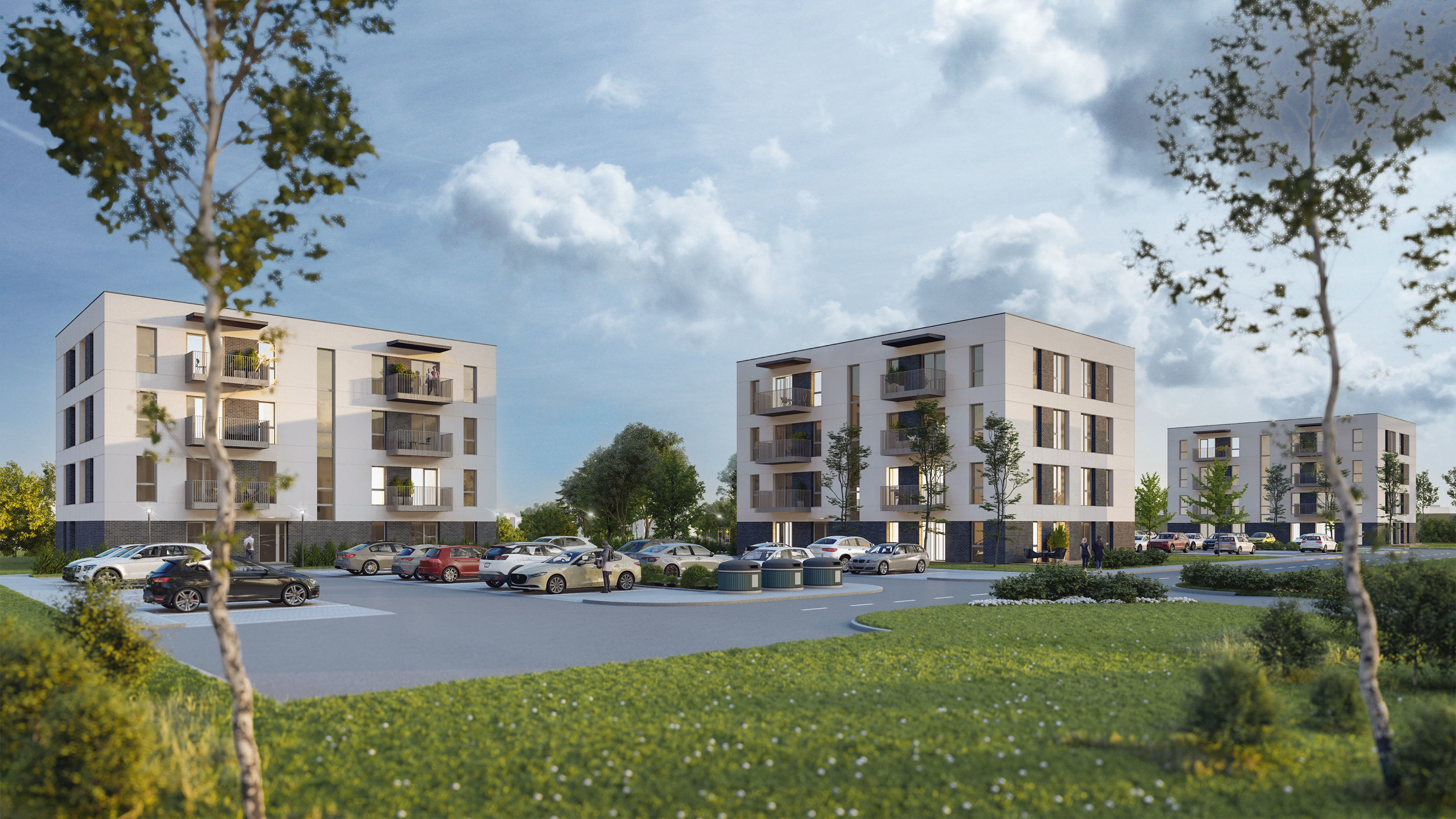 Apartment building lumion 12 scene plus archicad sketchup models 3D ...