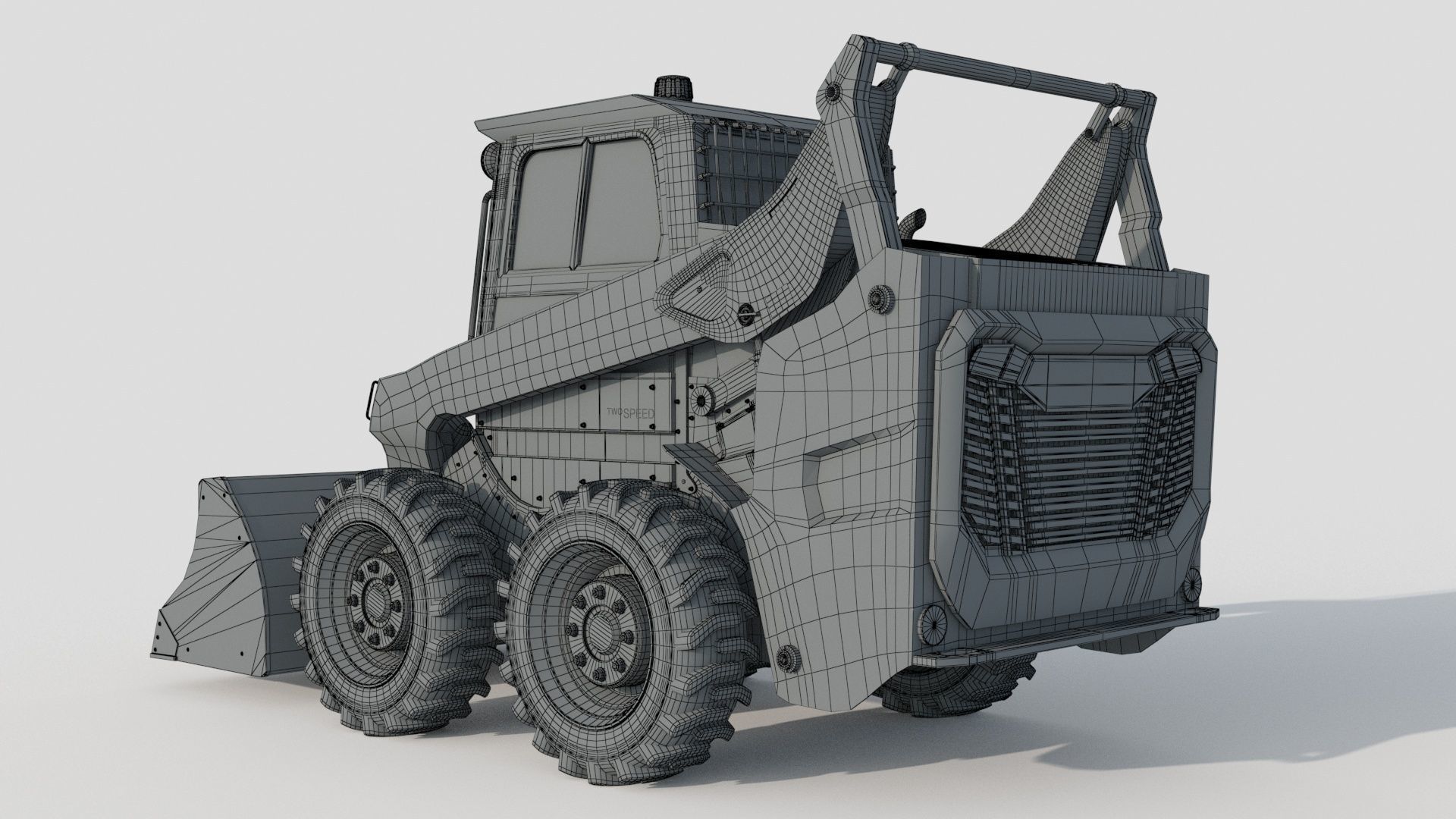 Bobcat S66 Skid Steer Loader 3D model | CGTrader
