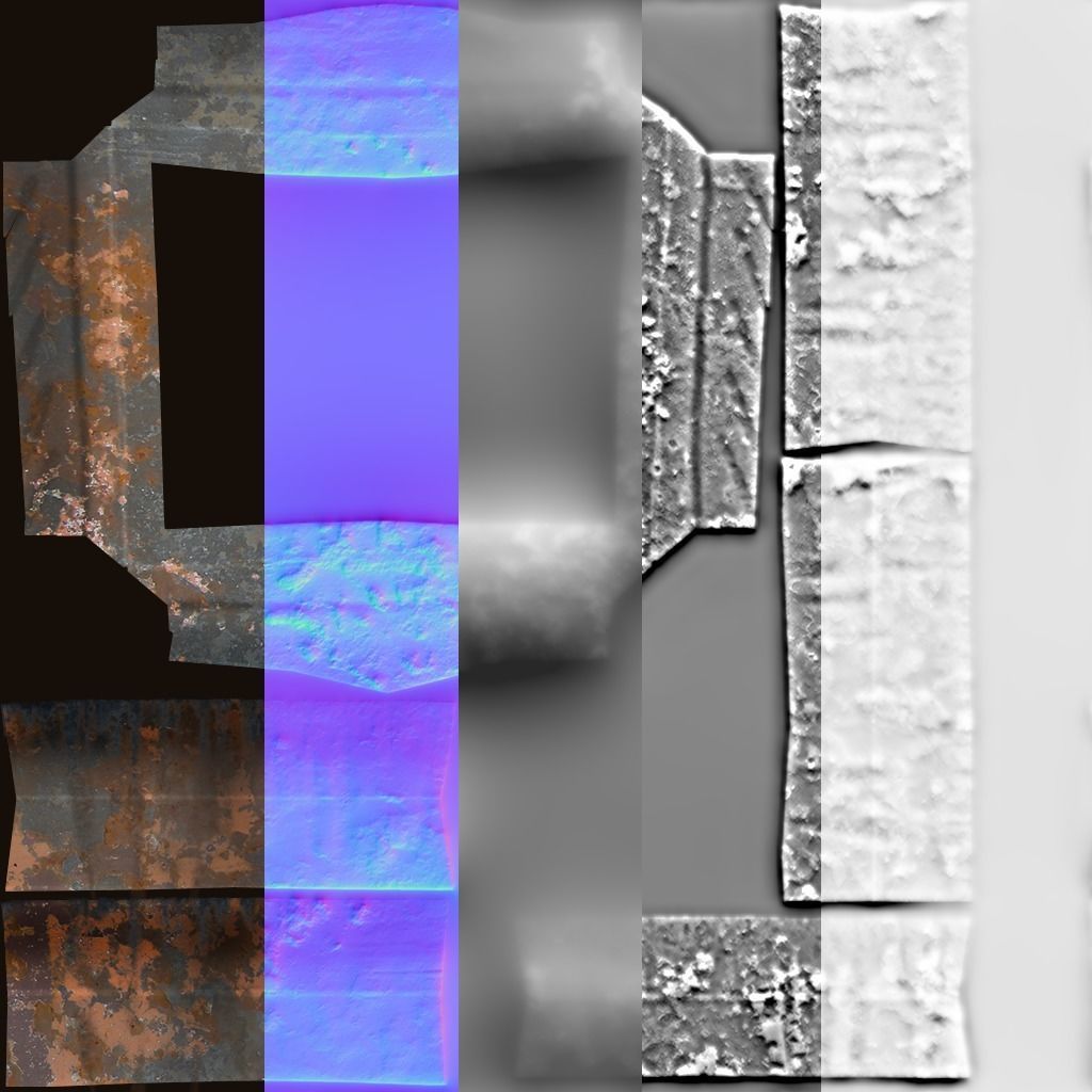 3D model Set of air vents VR / AR / low-poly | CGTrader